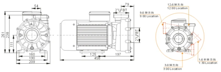 5HP High Flow Swimming Pool Massage Pump - Guangzhou Getsea Pool Spa ...