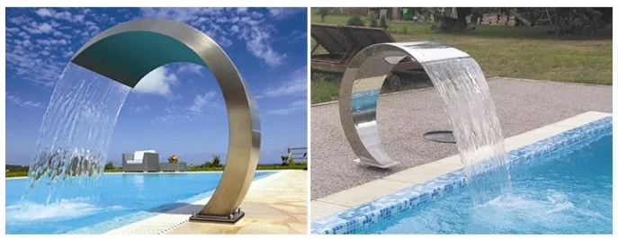 SS304 Led Light Spa Waterfall - Guangzhou Getsea Pool Spa Equipment Co ...