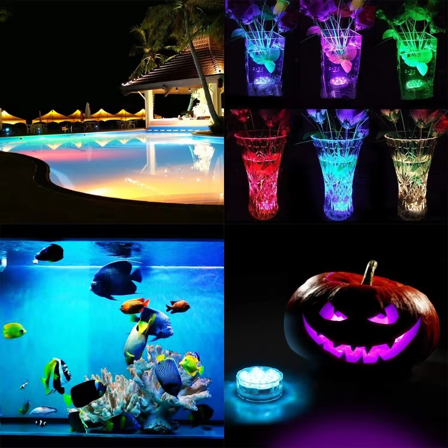 Waterproof Submersible Mini Underwater RGB Light - Guangzhou Getsea ...